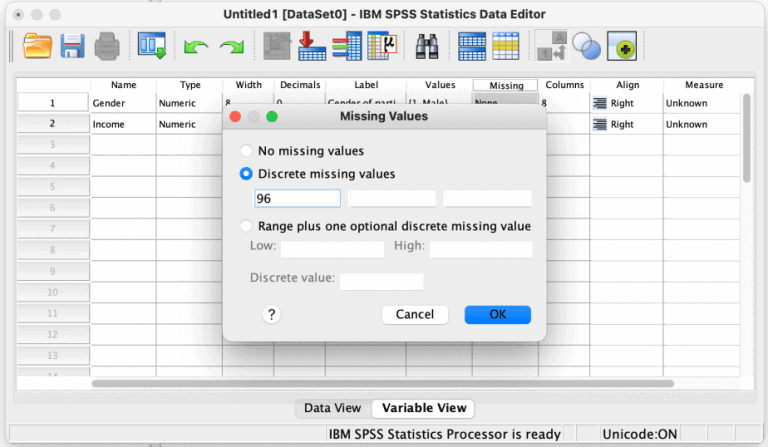 Spss Tutorial 6 How To Code Define Analyse And Deal With Missing 2238