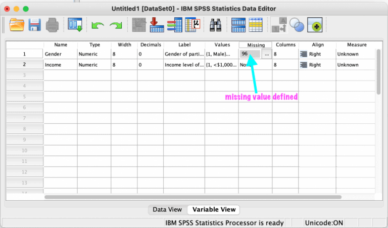 Spss Tutorial 6 How To Code Define Analyse And Deal With Missing Values In Spss 7156