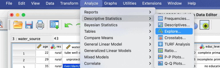 Spss Tutorial 10 How To Check For Normality Of Data In Spss