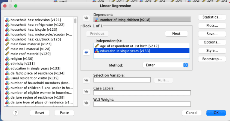 Spss Tutorial 14 Multiple Linear Regression In Spss Resourceful