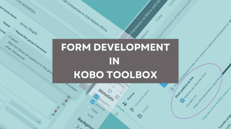 KoboToolbox Tutorial #2: Form Development in KoboToolbox - Resourceful ...