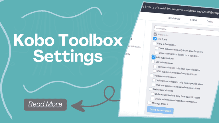Kobo Toolbox tutorial #5: Kobo Toolbox Settings - Resourceful Scholars' Hub